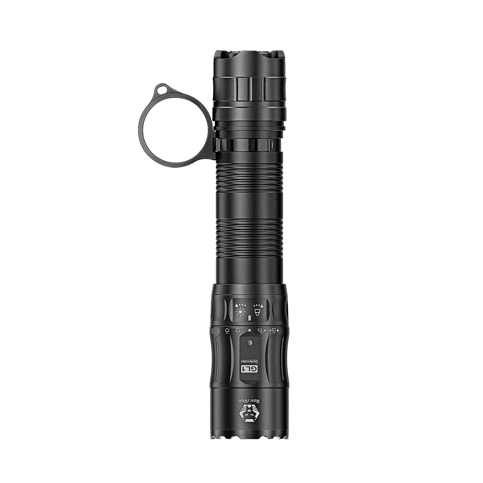 RovyVon GL1 3200 Lumens Rotary Tactical Flashlight