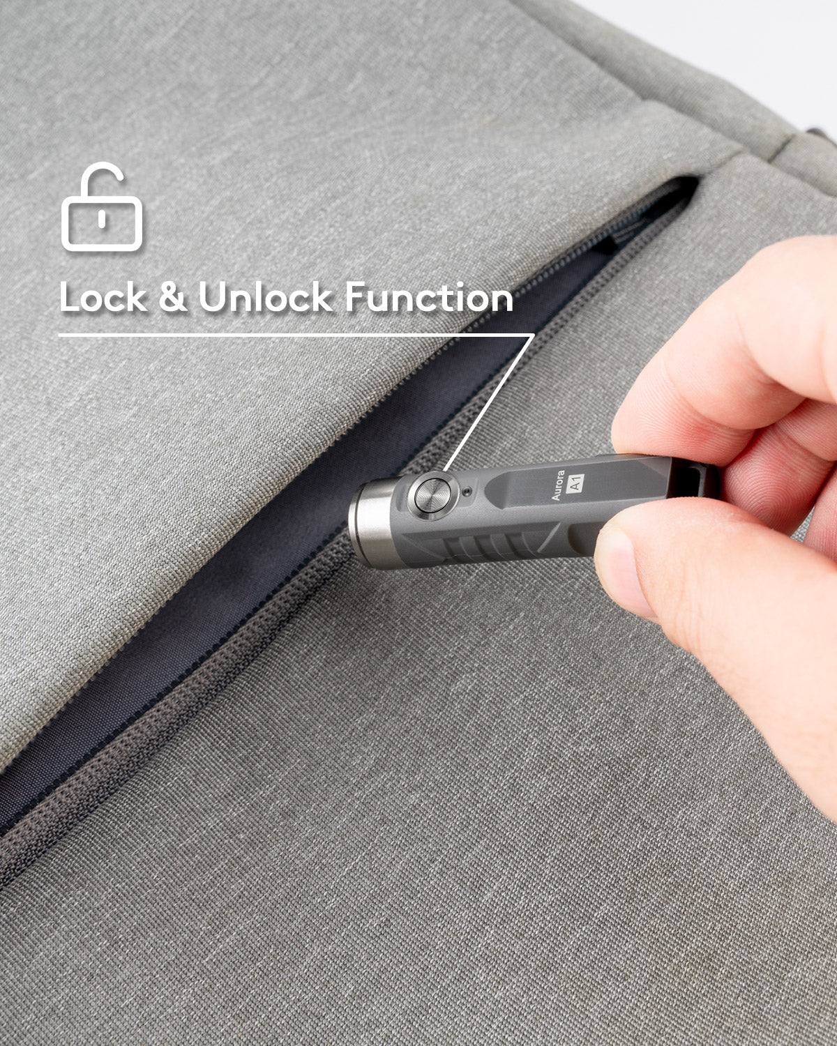 RovyVon Aurora A1 (4th Gen) Metal-switch USB-C Keychain Flashlight